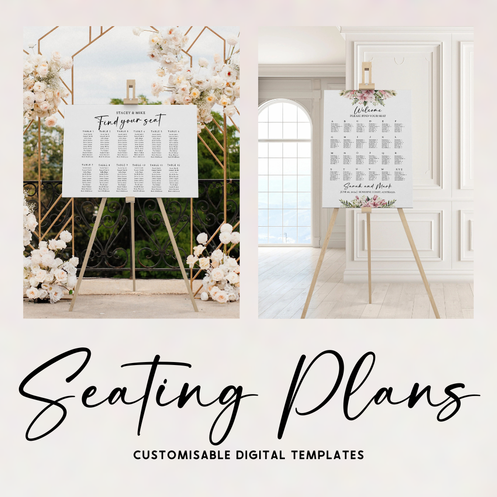 Wedding Seating Plan Templates – WitandWhimsyGoods